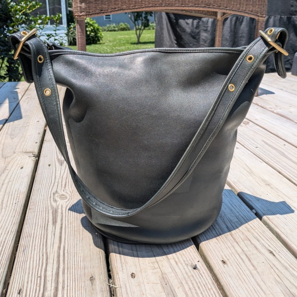 Rare Forest Green Vintage Coach Duffle Feed Sac 9085 … - Gem